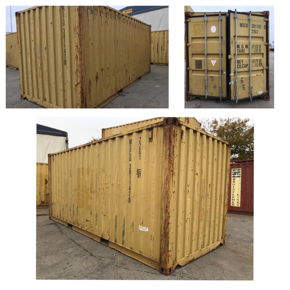 Container 20’ box, Nuovi o usati per uso marittimo e magazzino